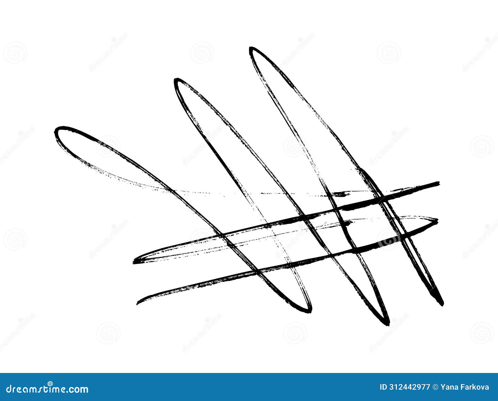 Hand Drawn Scribble Pencil Line. Scratch Texture Sketchy Graphic ...