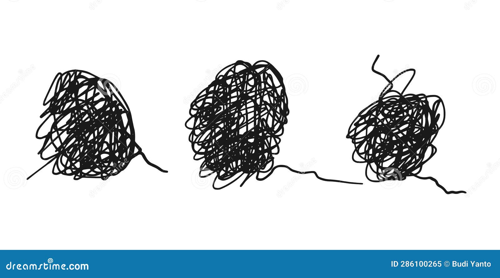 Hand Drawn Scribble Sketch Circle Object. Tangled Grungy Round Scribble ...