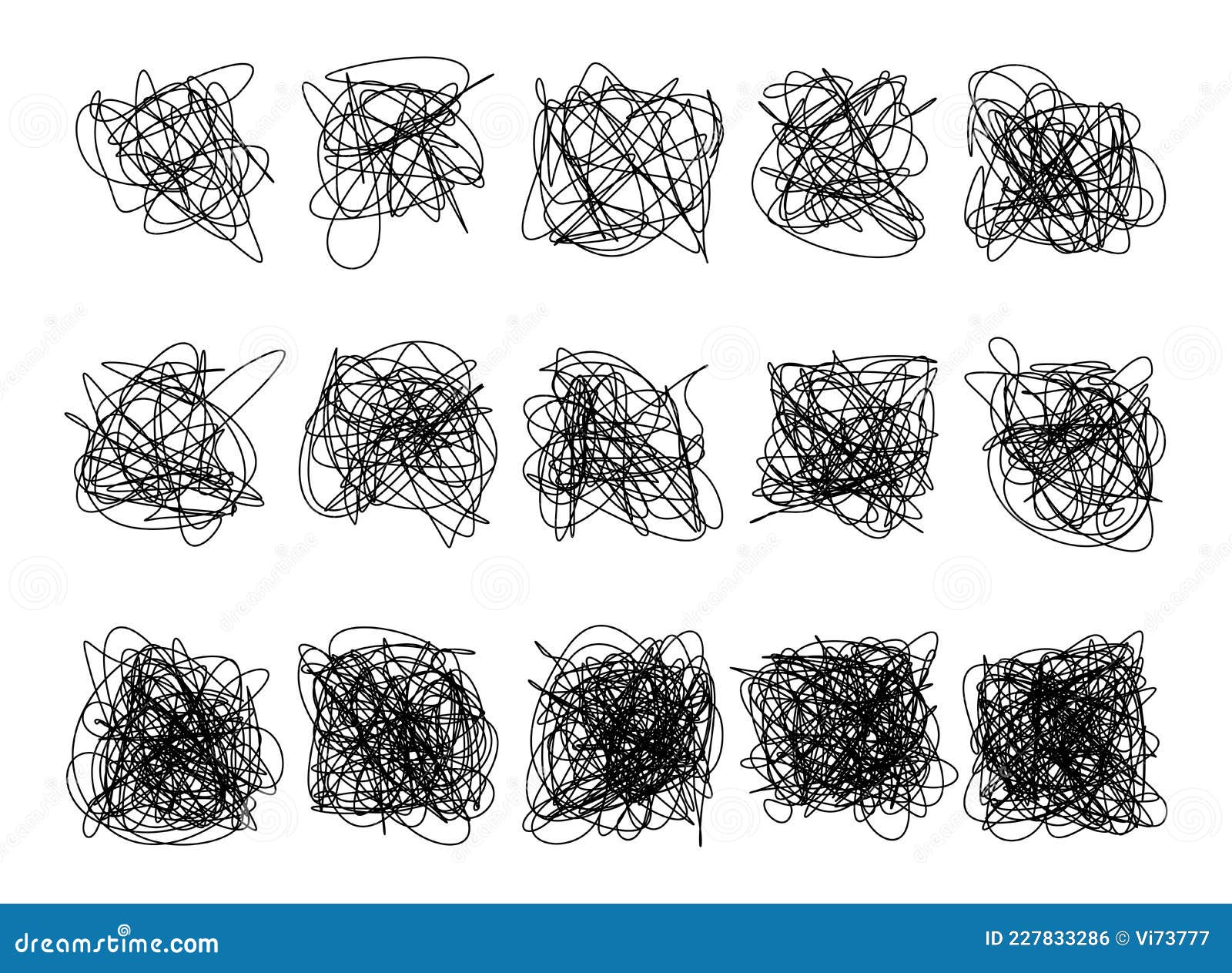 A Hand-drawn Scribble Spot. Vector Elements for Design. Stock Vector ...