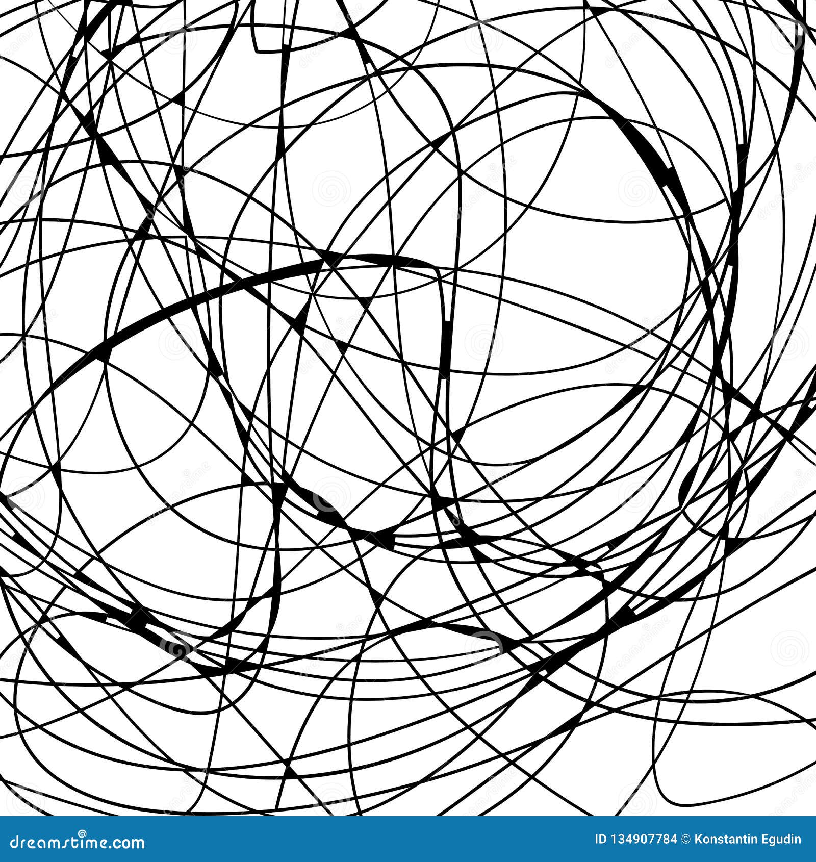 Hand Drawn Scribbles Background Stock Vector - Illustration of scribble ...