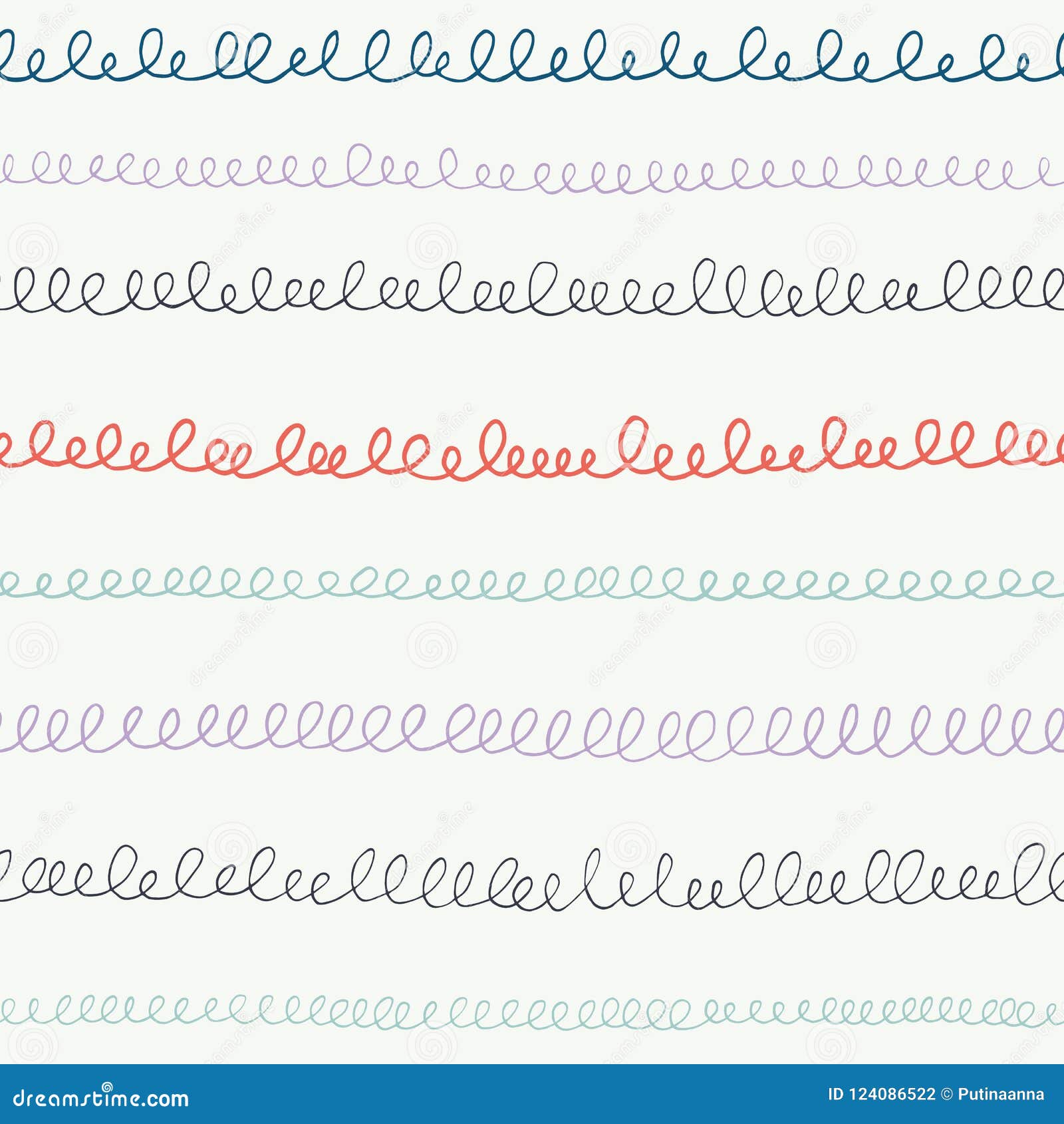 Hand Drawn Scribbles, Calligraphy Loops, Handwriting, Stripes, Lines ...