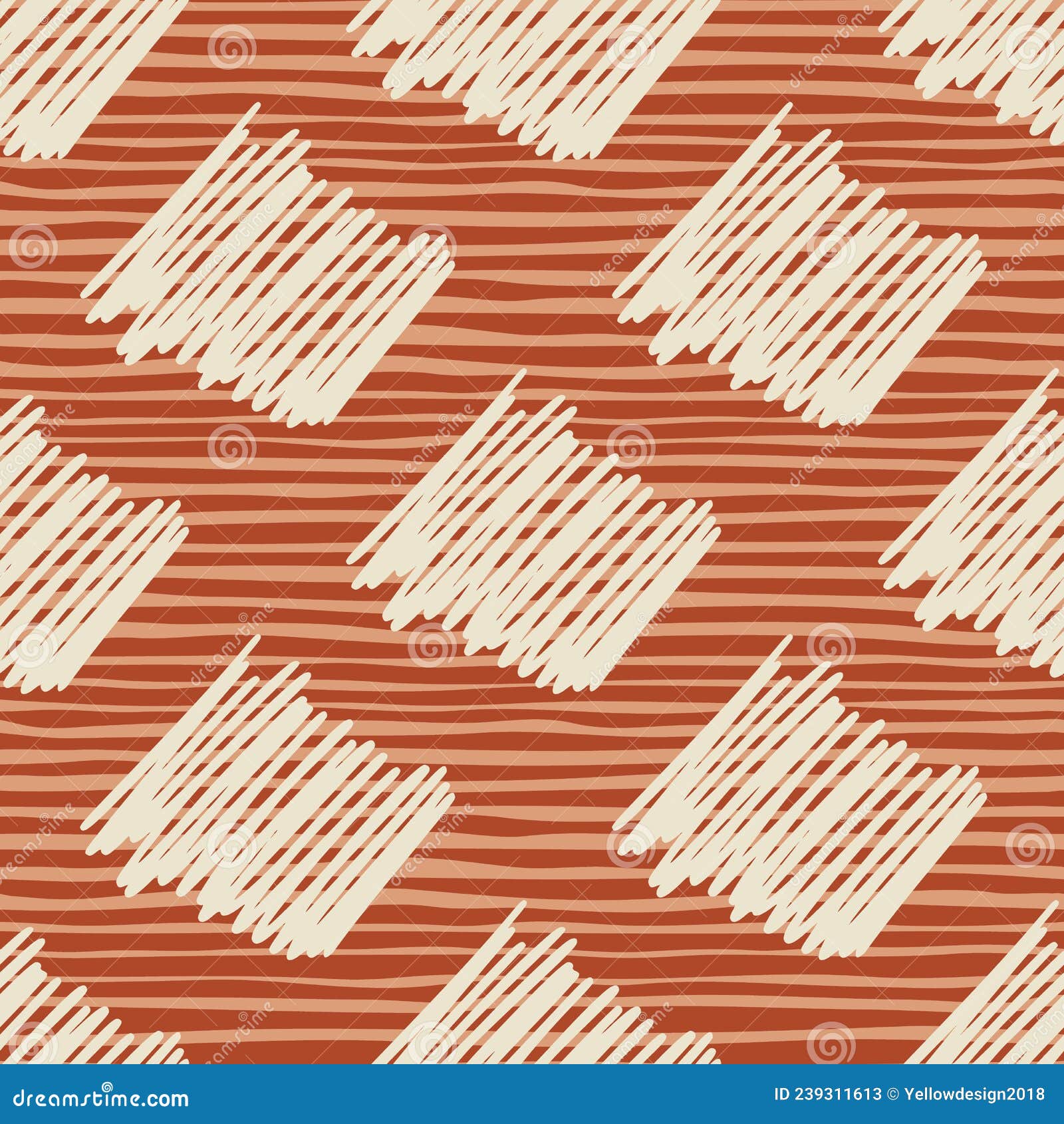 Hand Drawn Scribbles Seamless Pattern. Abstract Pencil Strokes Line Endless Wallpaper Stock ...