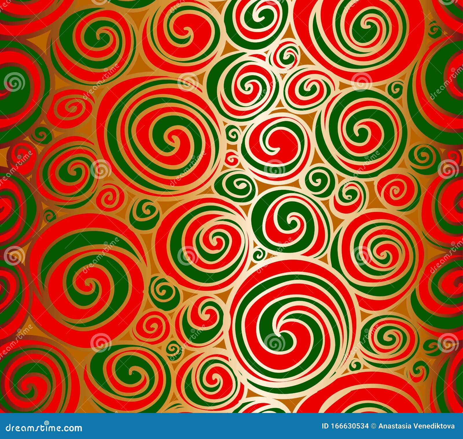 Seamless Doodle Abstract Swirls Pattern Stock Illustration ...