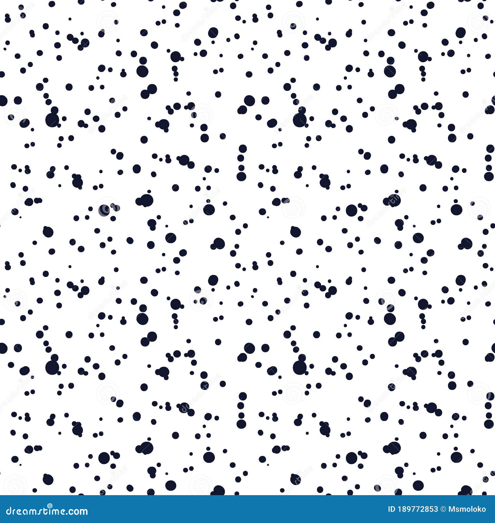 Hand Drawn Seamless Indigo Irregular Random Dot and Spot Texture Stock ...