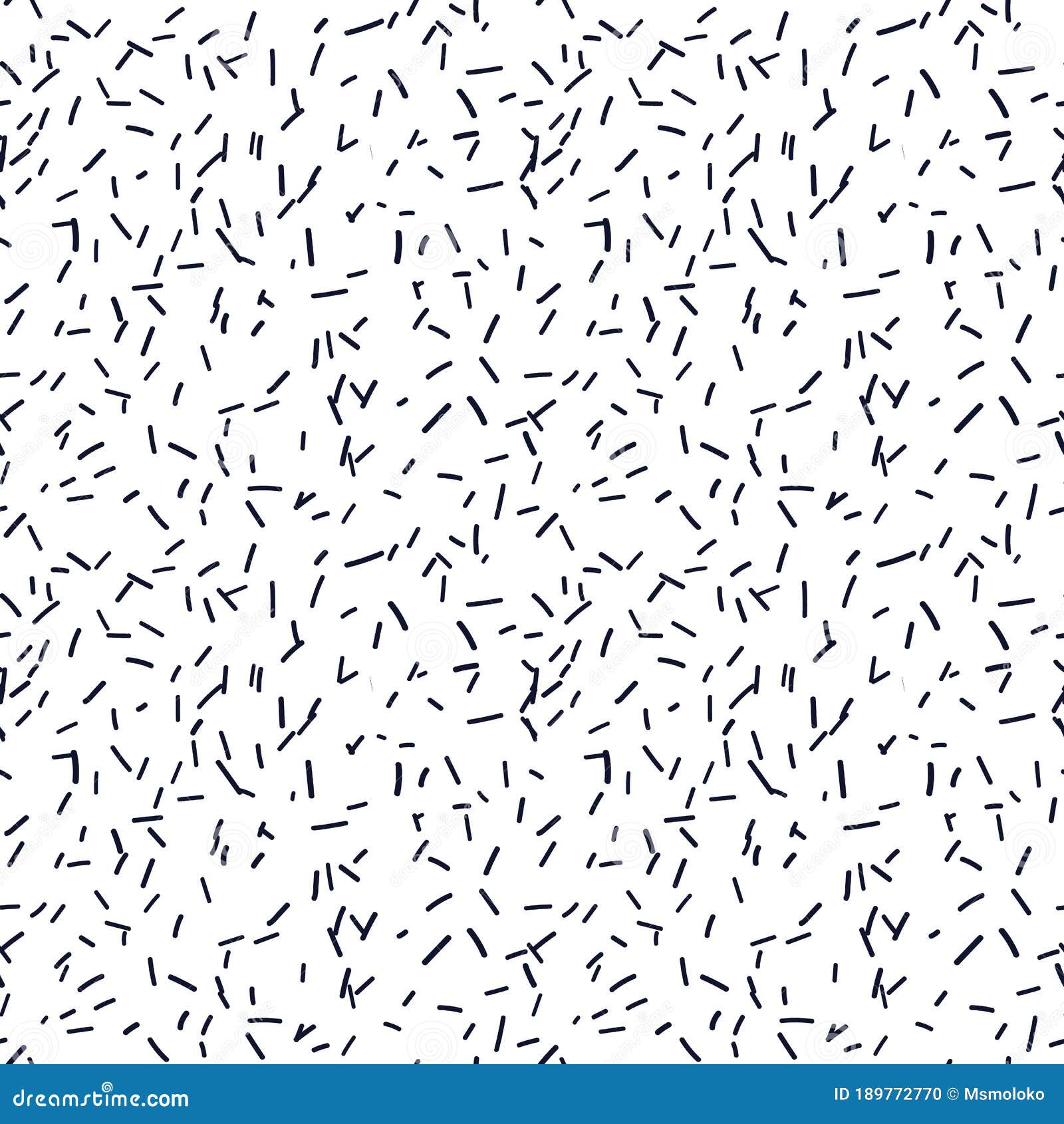 Hand Drawn Seamless Indigo Random Dotted Line Texture Stock ...