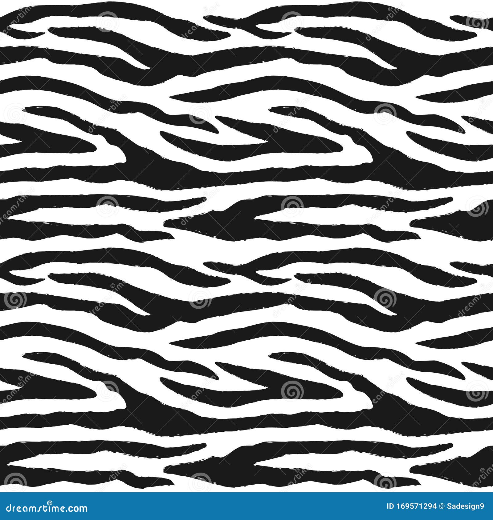 Hand Drawn Seamless Pattern with Horizontal Zebra Stripes. Stock Vector ... Hand Drawn Seamless Pattern with Horizontal Zebra Stripes. Stock Vector ...