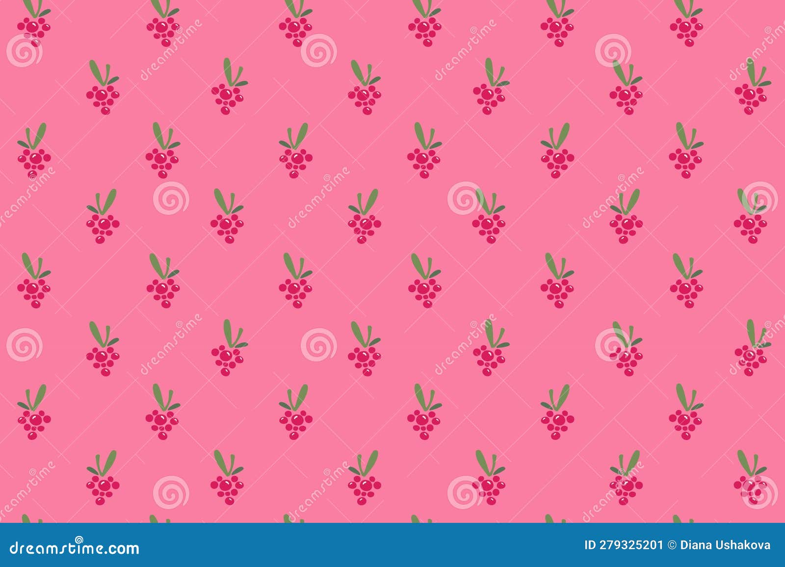 Hand Drawn Seamless Pattern with Raspberries Stock Vector ...