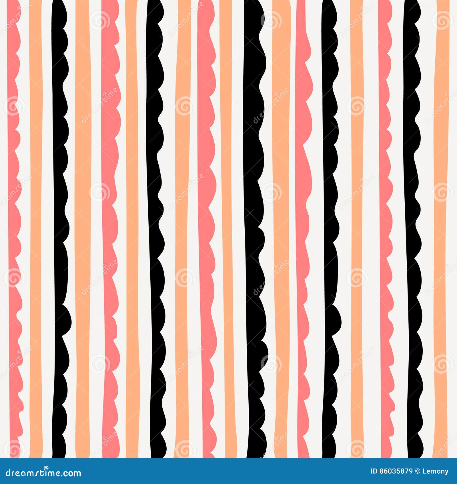 Hand Drawn Seamless Pattern Stock Vector - Illustration of digital ...