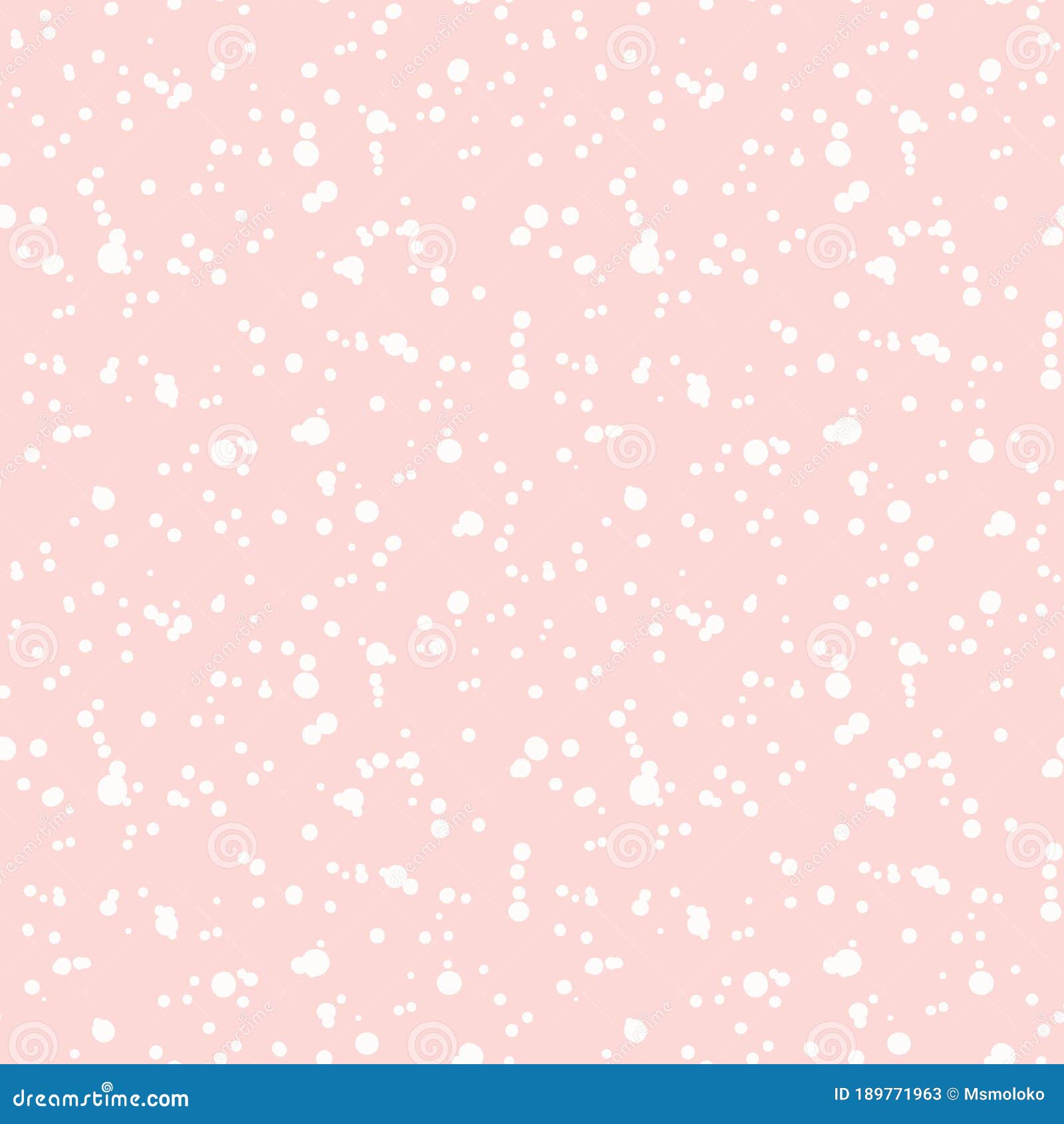 Hand Drawn Seamless Pink Irregular Random Dot and Spot Texture Stock ...