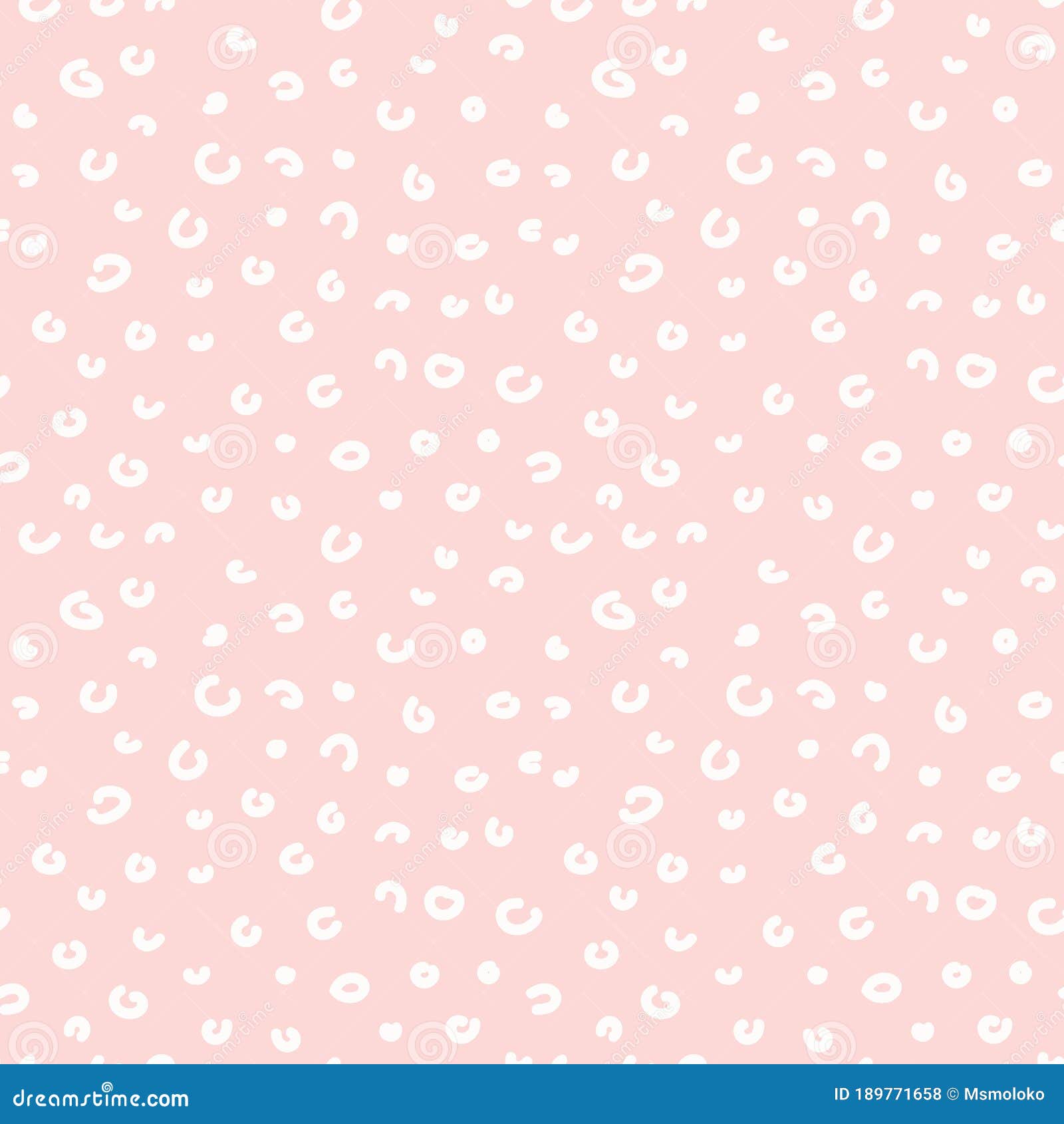 Hand Drawn Seamless Rose Spots Texture Stock Illustration ...
