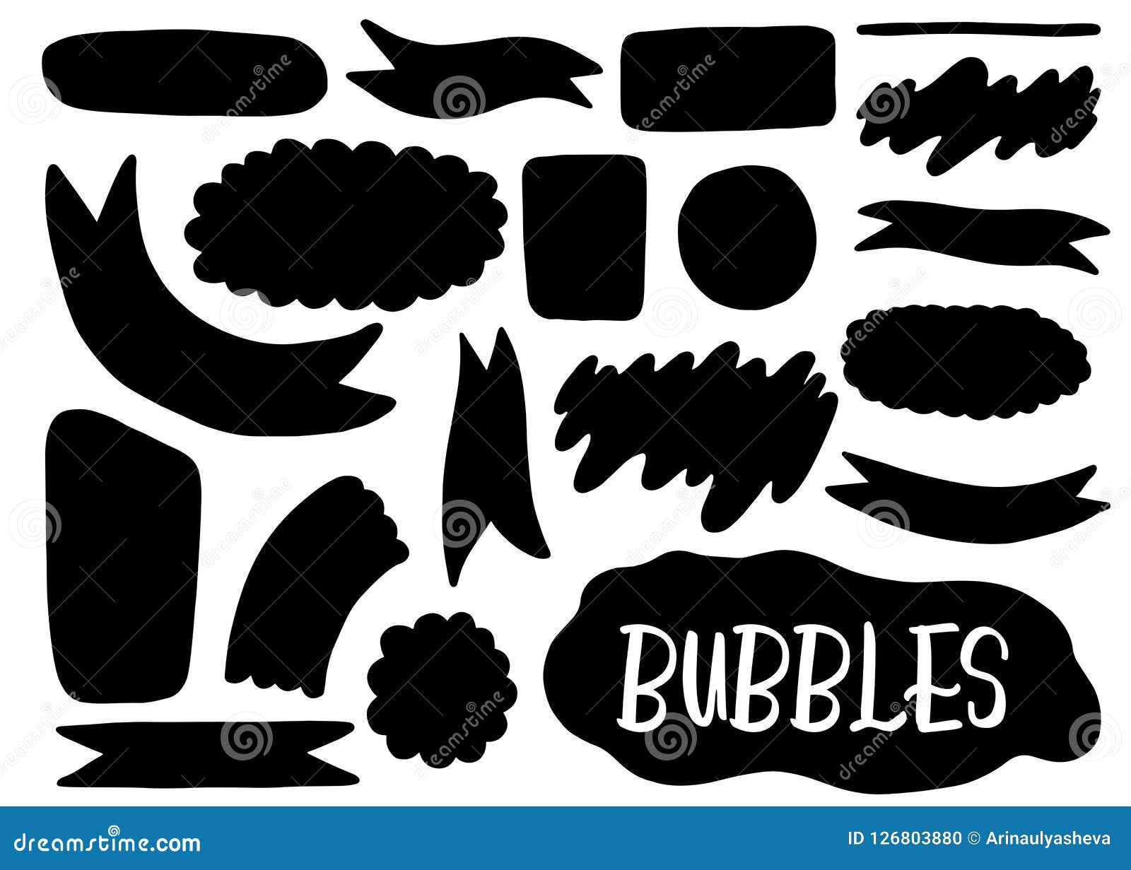 Blab Pop Art Comic Speech Bubbles Book Sound Effects Cartoon Vector ...