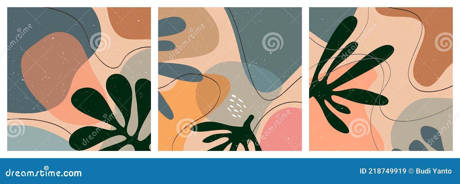 Hand Drawn Set of Various Shapes and Organic Objects for Background ...