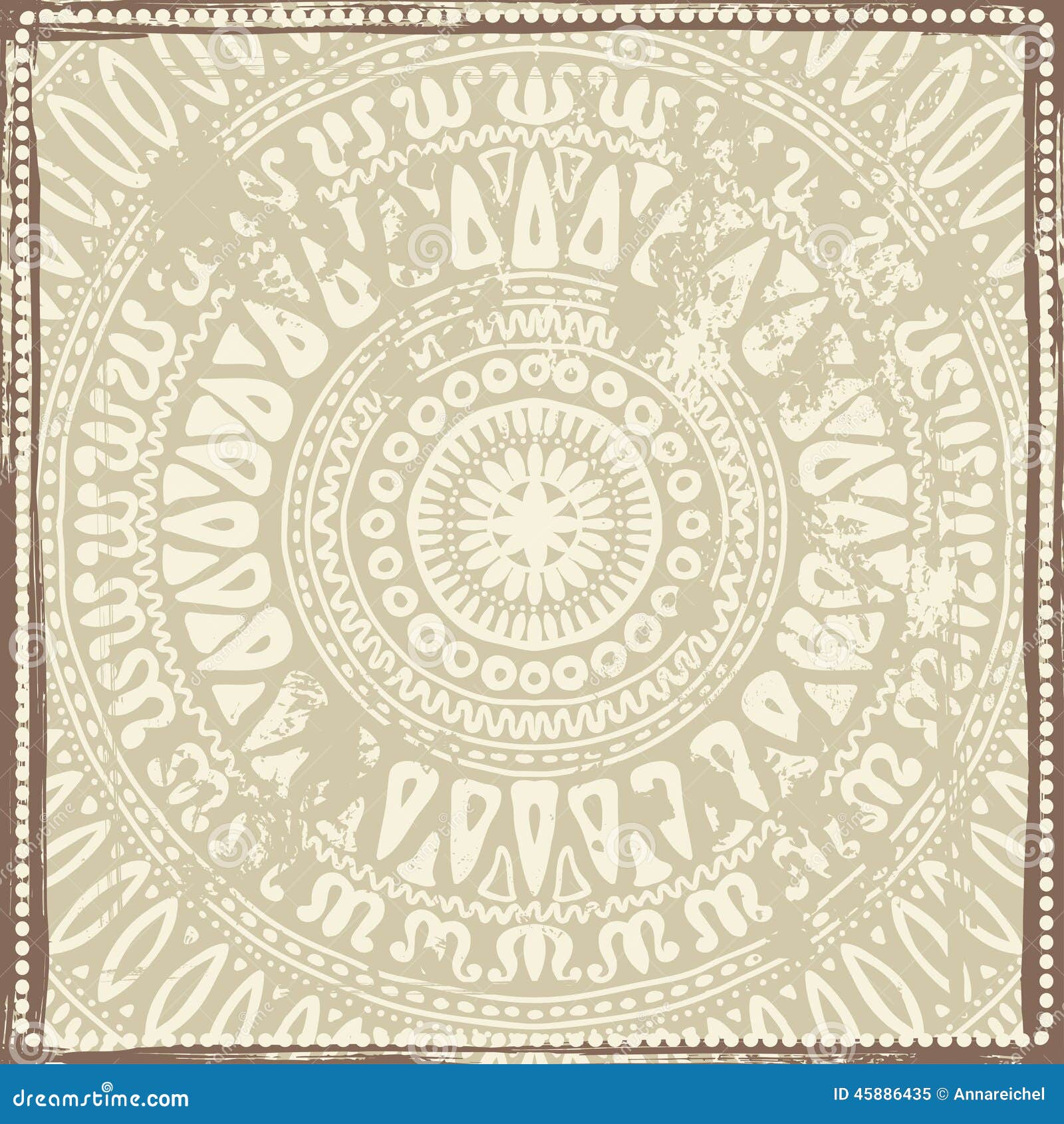 Hand Drawn Shabby Indian Backdrop Stock Vector - Illustration of lace ...