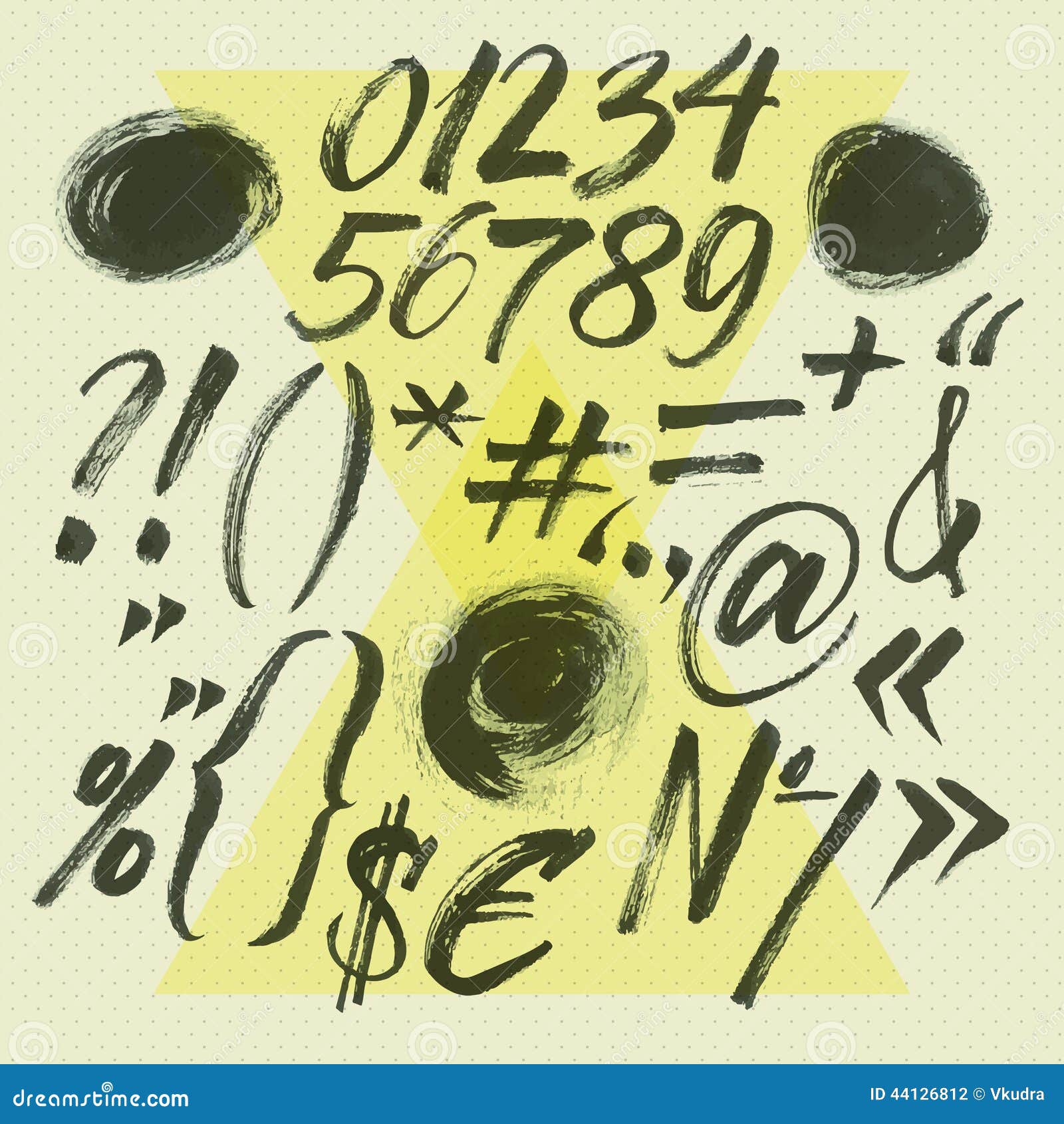 Hand drawn signs stock vector. Illustration of note, business - 44126812