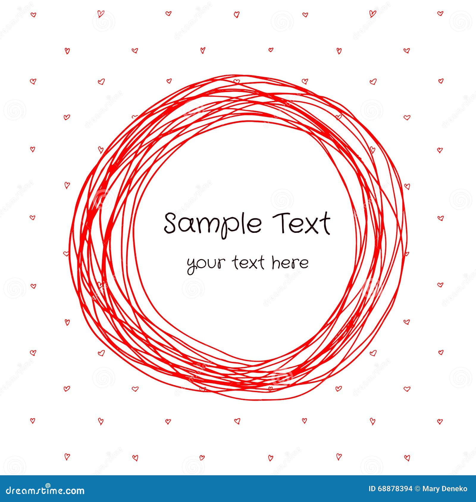 Clipart hand drawn circle