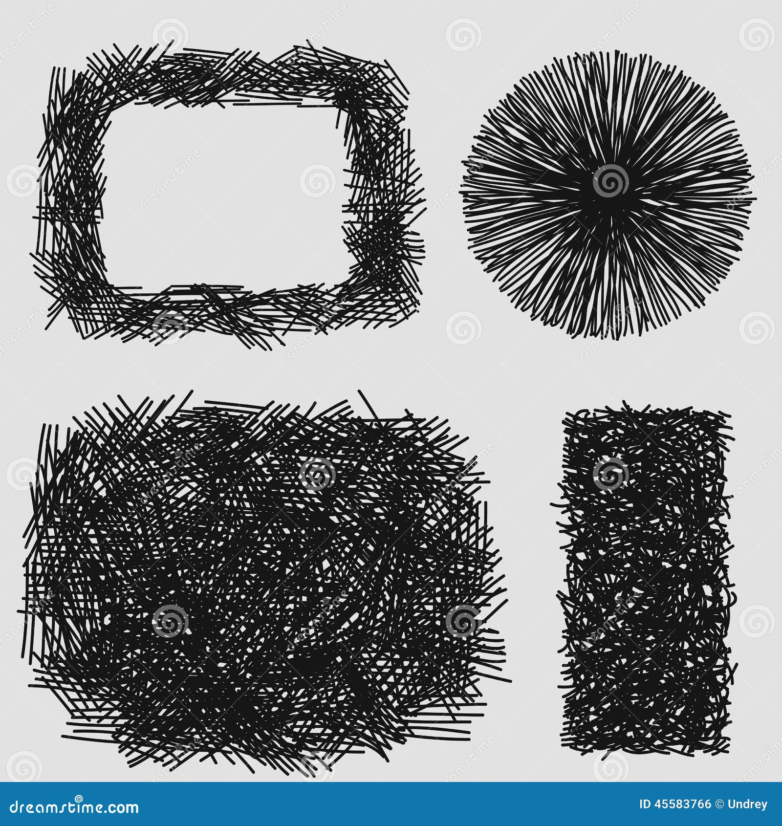 Rough Hatching Vintage Drawing Of The Gaslamp Cartoon Vector ...