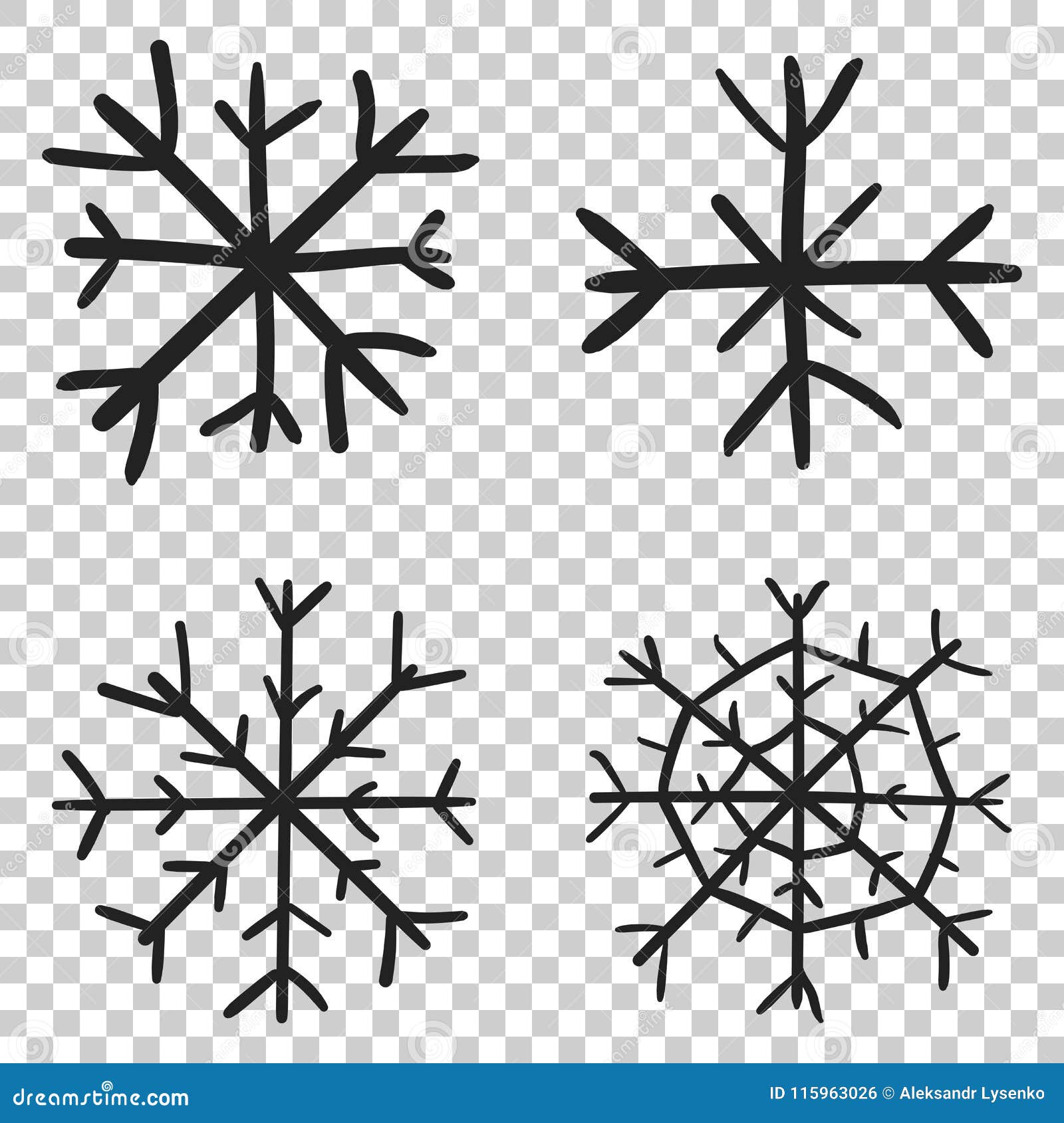 Hand Drawn Snowflake Vector Icon. Snow Flake Sketch Doodle Illus Stock ... Hand Drawn Snowflake Vector Icon. Snow Flake Sketch Doodle Illus Stock ...