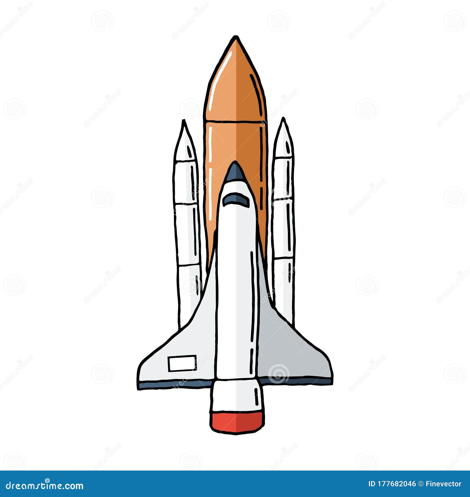 Drawn Space Shuttle