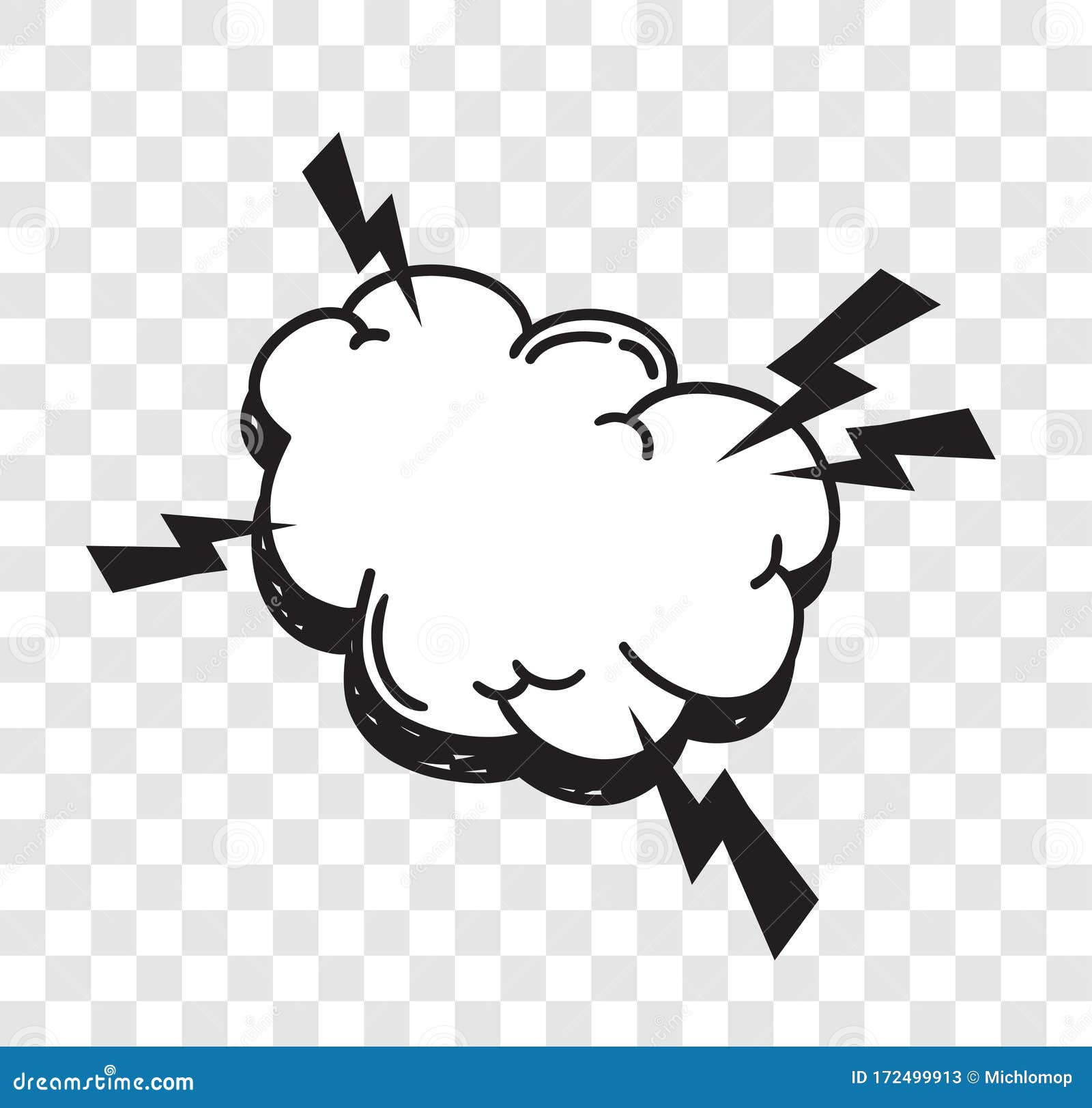 Hand Drawn Speech Bubble Explosion. Pop Art Design Object. Comic Book ...