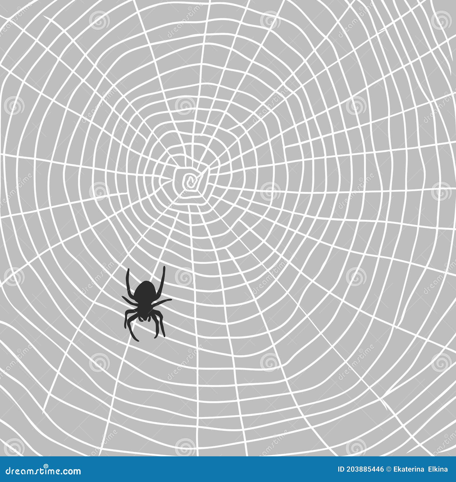 Hand Drawn Spider Illustration - Vector Design Element for Halloween ...