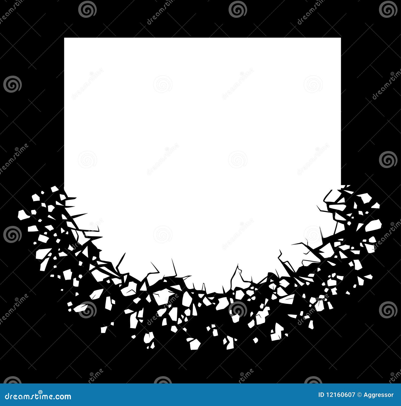 Hand Drawn Splinters Background. Cartoon Vector | CartoonDealer.com ...
