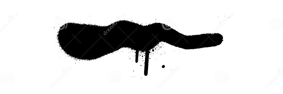 Hand Drawn Spray-paint Graffiti Line Squiggle. Sprayed Smear ... Hand Drawn Spray-paint Graffiti Line Squiggle. Sprayed Smear ...