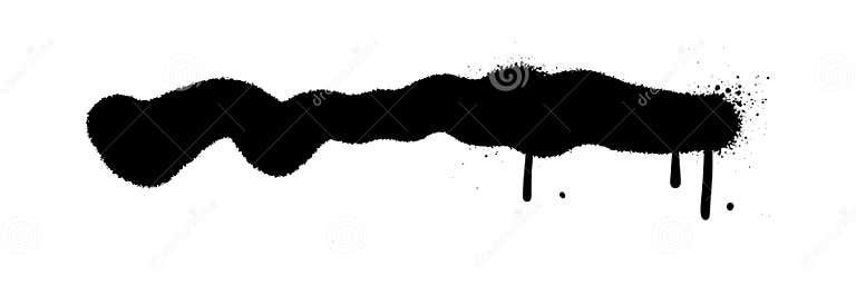 Hand Drawn Spray-paint Graffiti Line Squiggle. Sprayed Smear ... Hand Drawn Spray-paint Graffiti Line Squiggle. Sprayed Smear ...