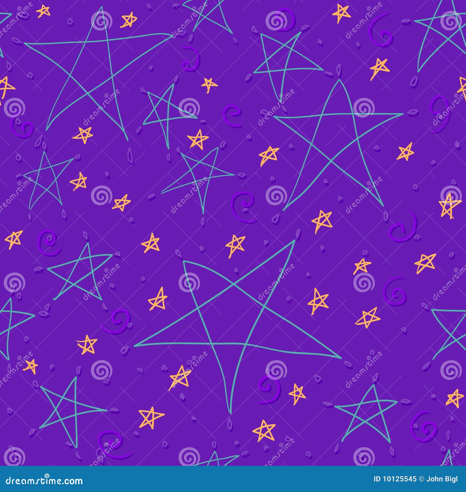 Hand drawn star background stock vector. Illustration of orange - 10125545