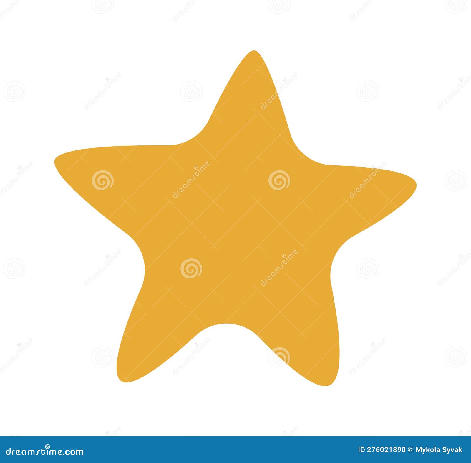Hand Drawn Star stock vector. Illustration of line, collection - 276021890
