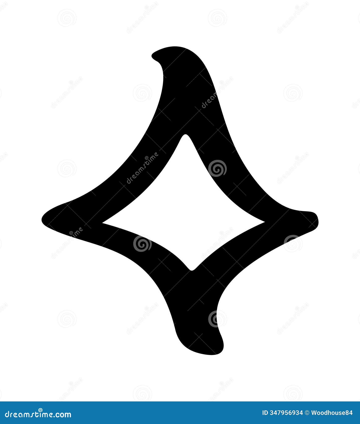 Hand Drawn Star Infinity Sign Stock Illustration - Illustration of ...