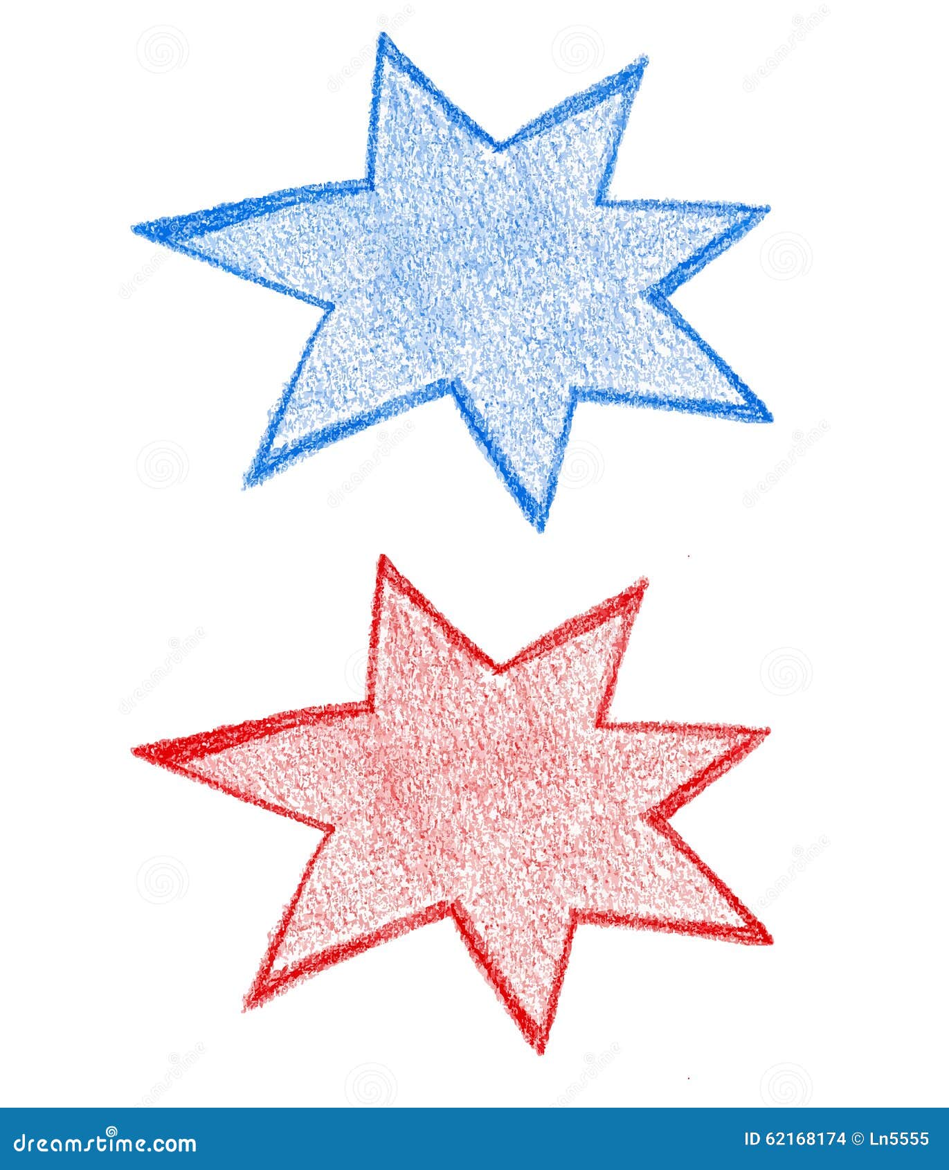 Hand drawn stars stock vector. Illustration of element - 62168174