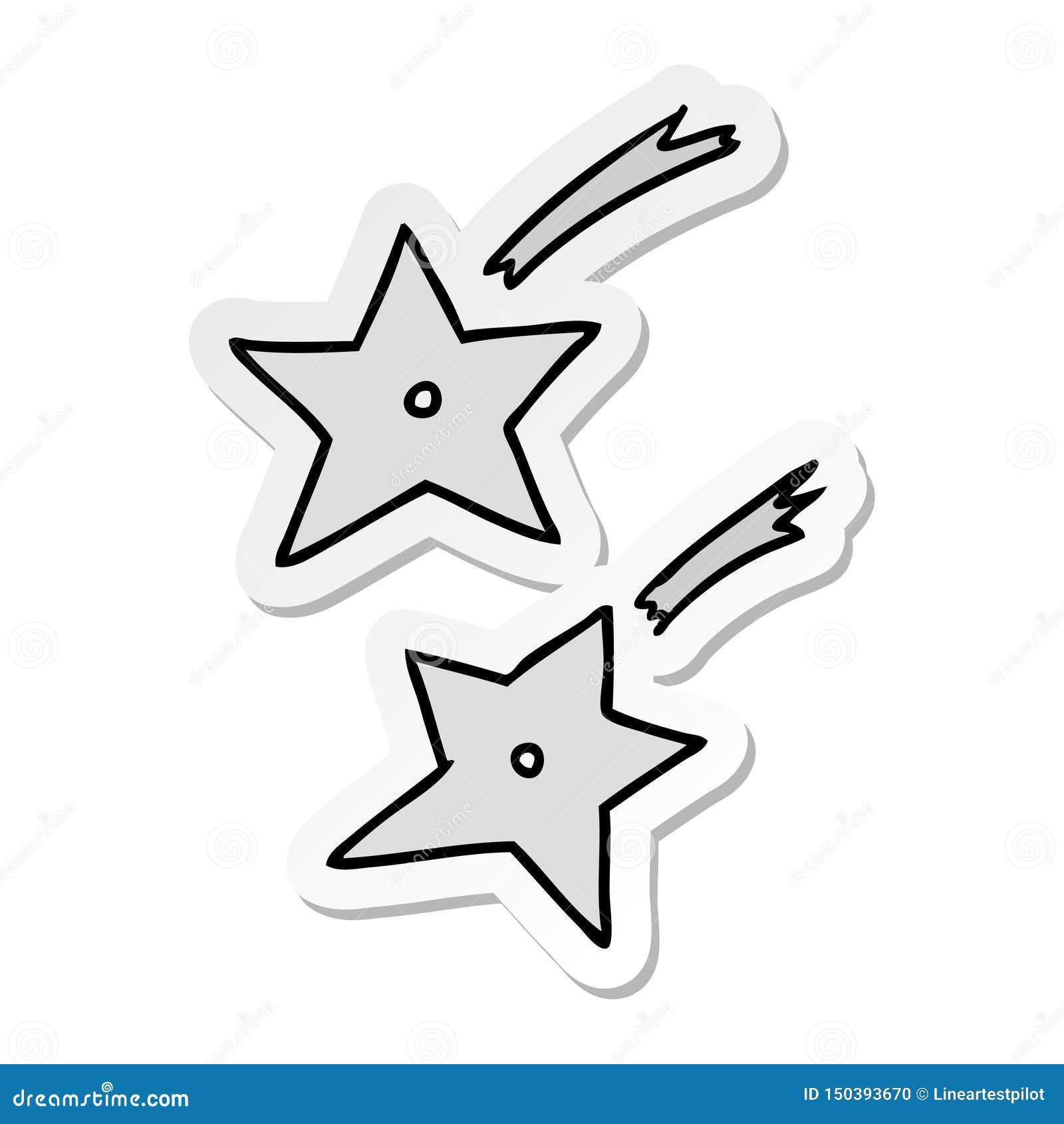 Ninja Throwing Star Weapon Vector Illustration Icon. Shuriken Symbol ...