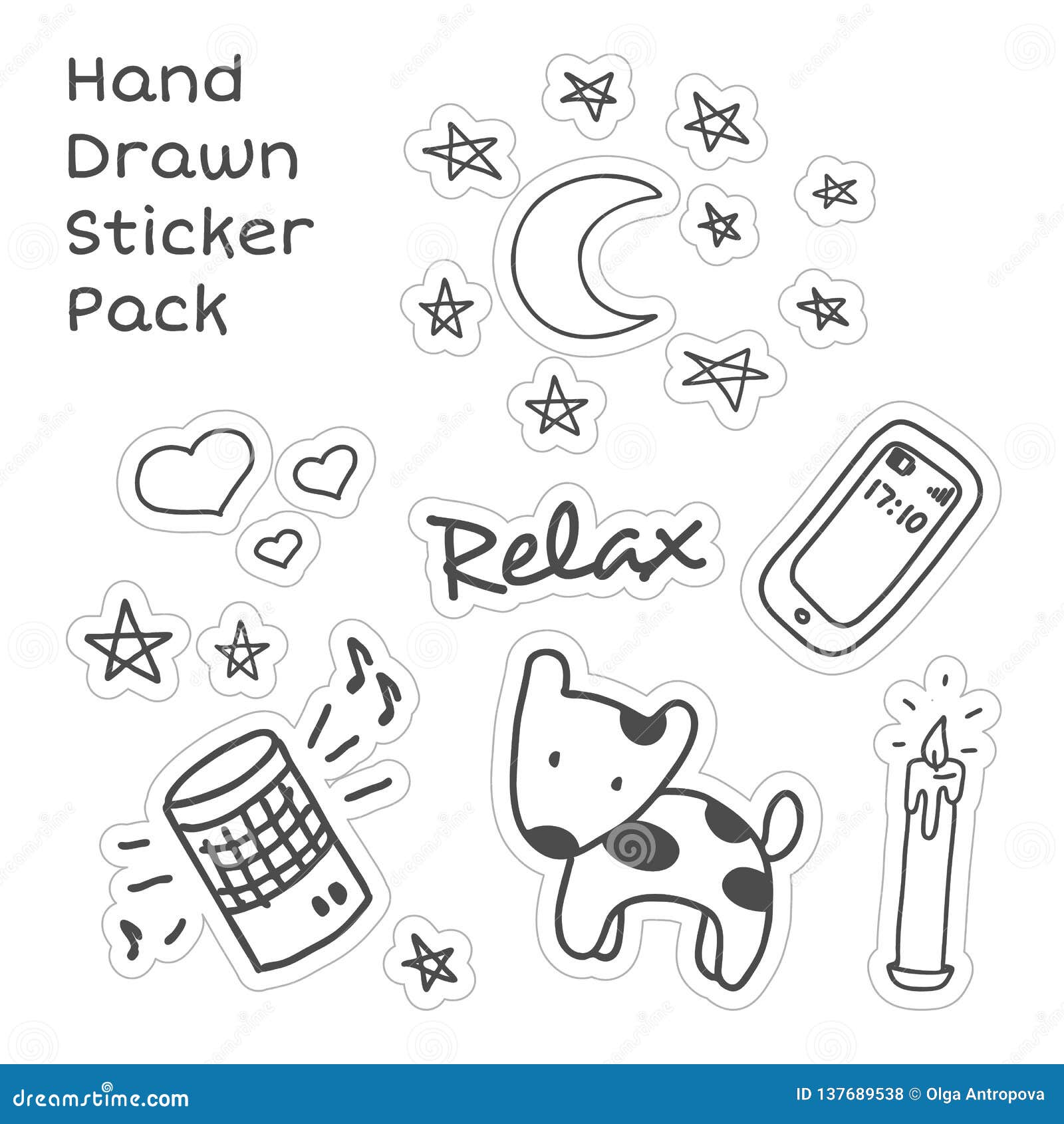 Sticker Relax Stock Illustrations – 6,917 Sticker Relax Stock ...