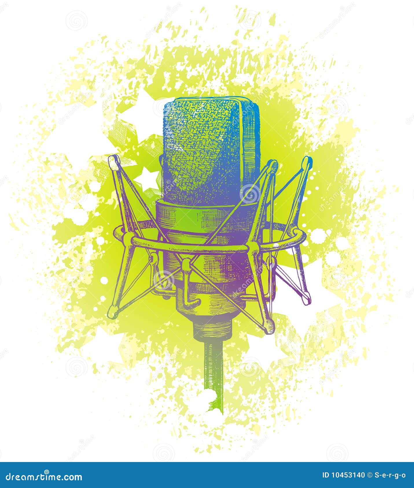 Condenser Microphone Silhouette Stock Photo | CartoonDealer.com #274982406