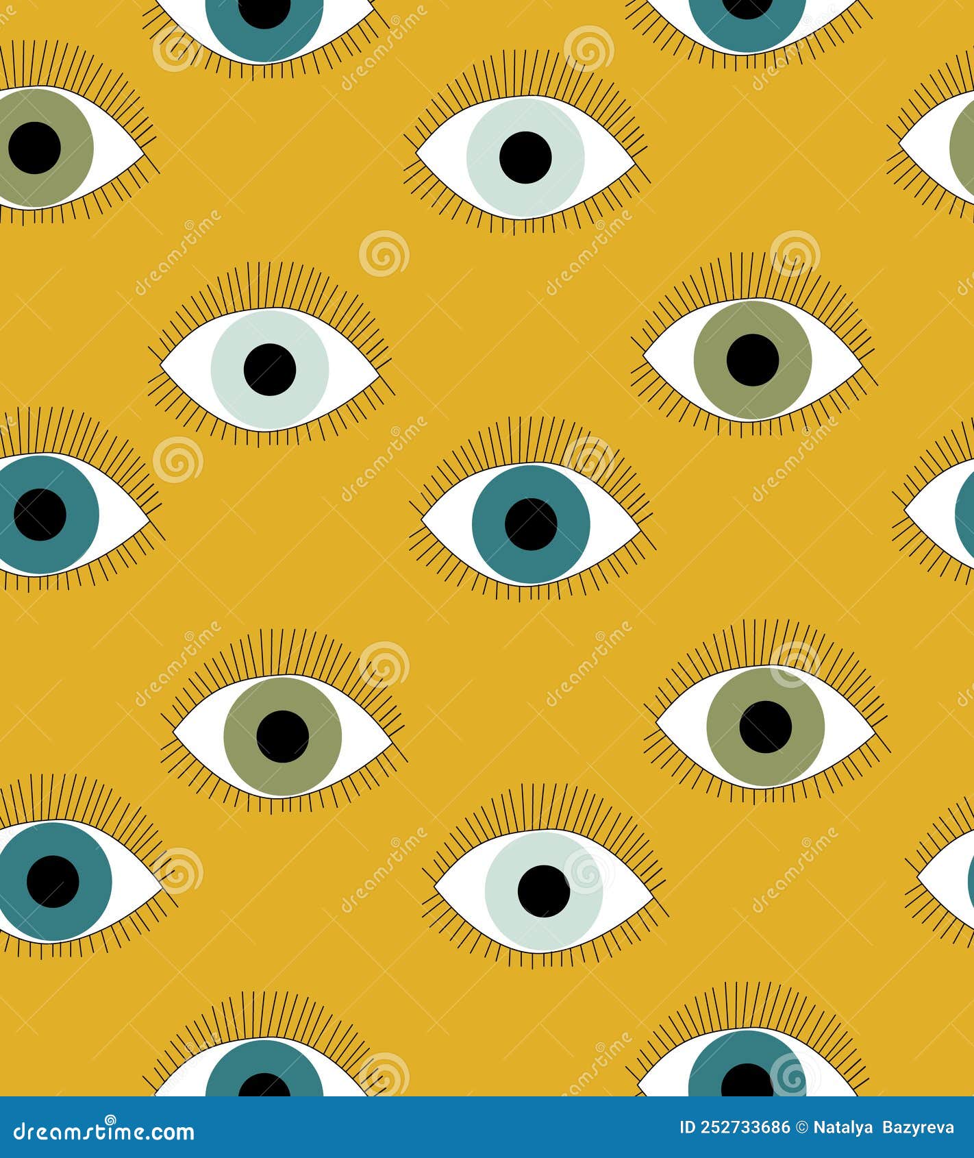 Stylized Set Of Eyes Vector Illustration | CartoonDealer.com #42185086