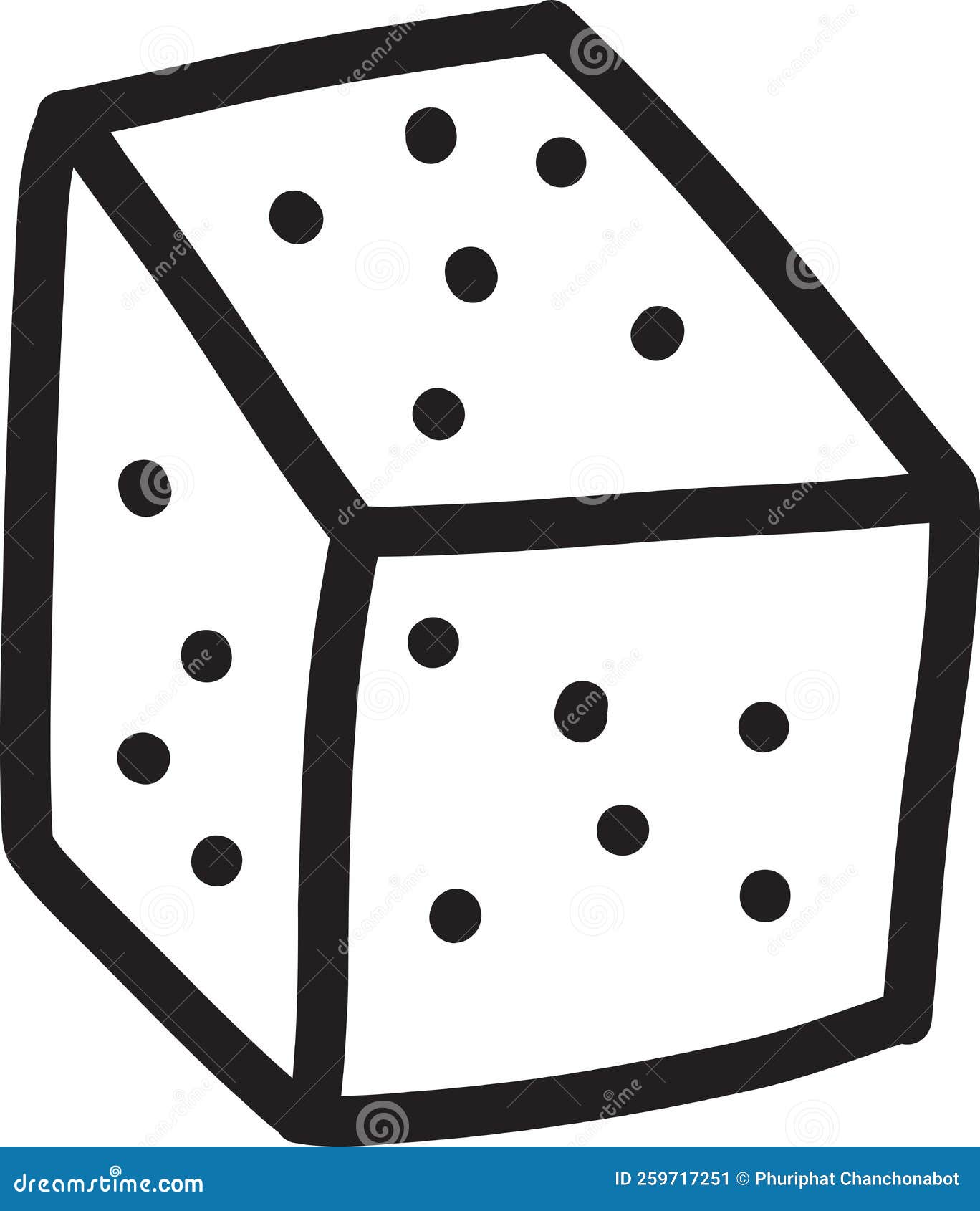 Hand Drawn Sugar Cubes Illustration Stock Vector - Illustration of ...