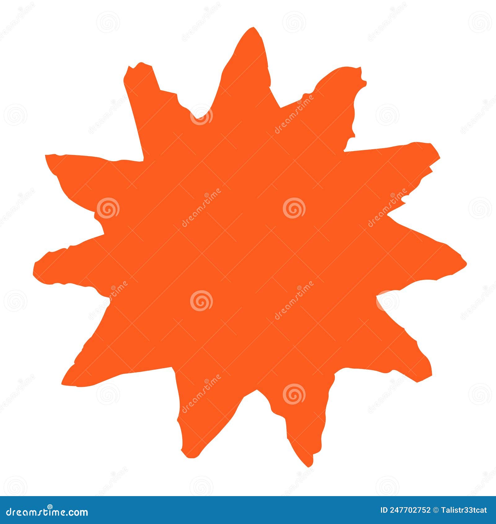 Hand Drawn Sun Painted with Ink Brush Stock Vector - Illustration of ...