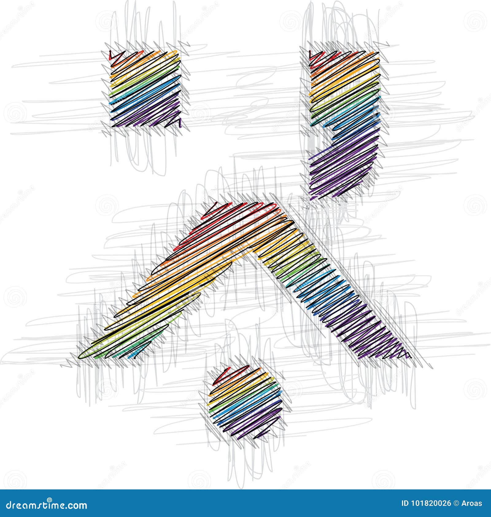 Hand drawn symbol stock vector. Illustration of comma - 101820026