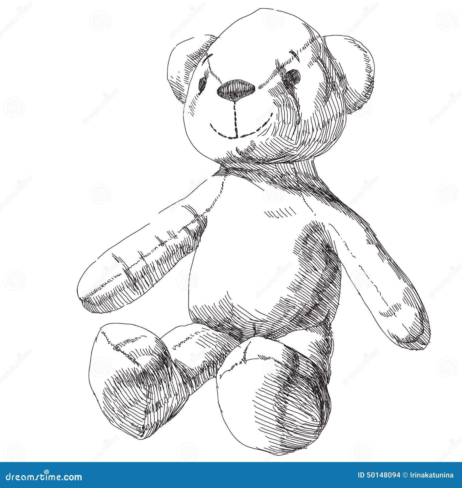 Hand drawn teddy bear stock vector. Illustration of black - 50148094 Hand drawn teddy bear stock vector. Illustration of black - 50148094
