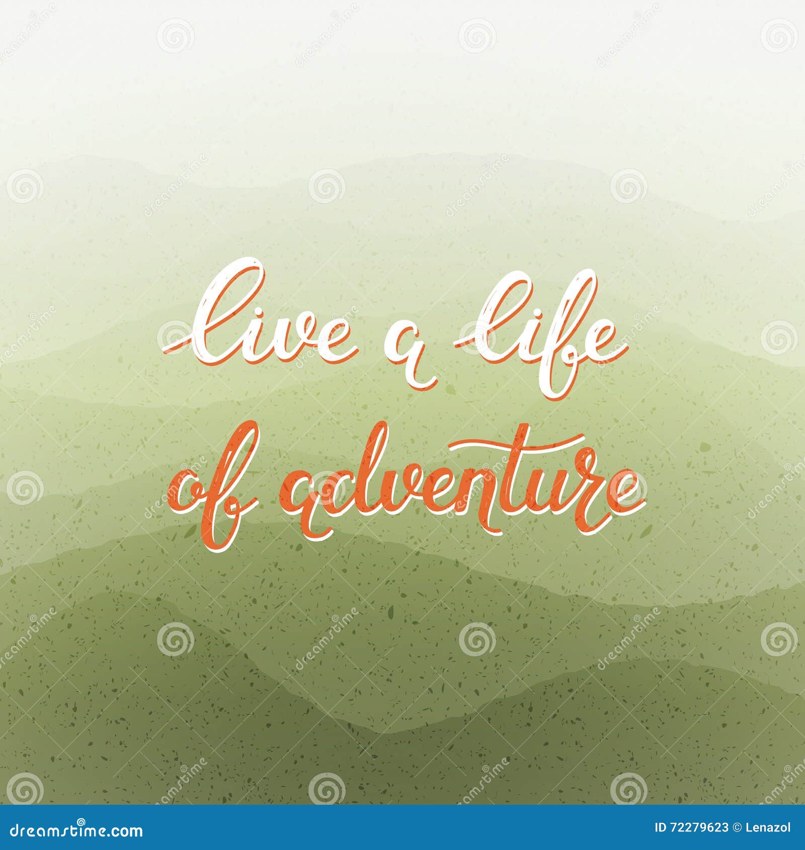 Hand Drawn Text Background with Motivation Phrase Stock Vector ...