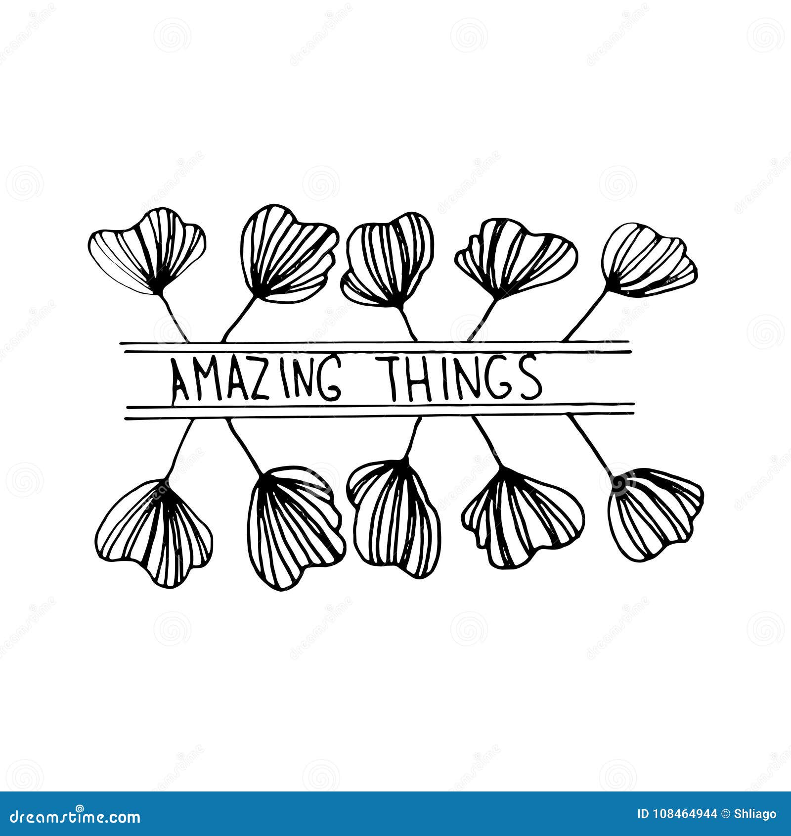 Hand Drawn Text Dividers with Text Amazing Things. Liner Design ...