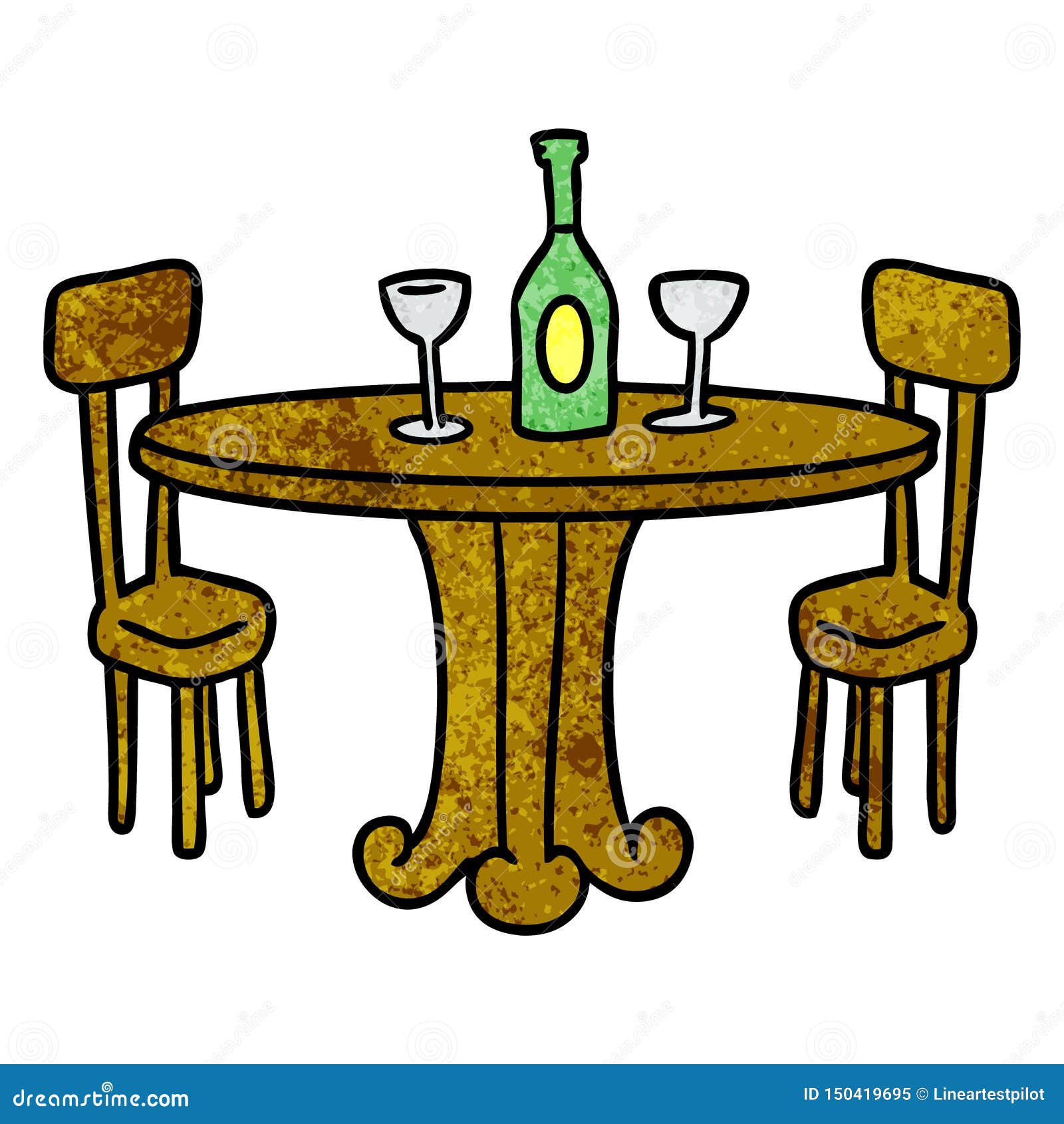 Cartoon Dinner Table