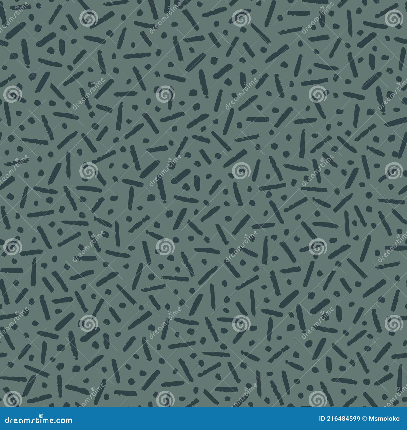 Hand Drawn Textured Doodle Seamless Pattern. Vector Micro Texture for ...