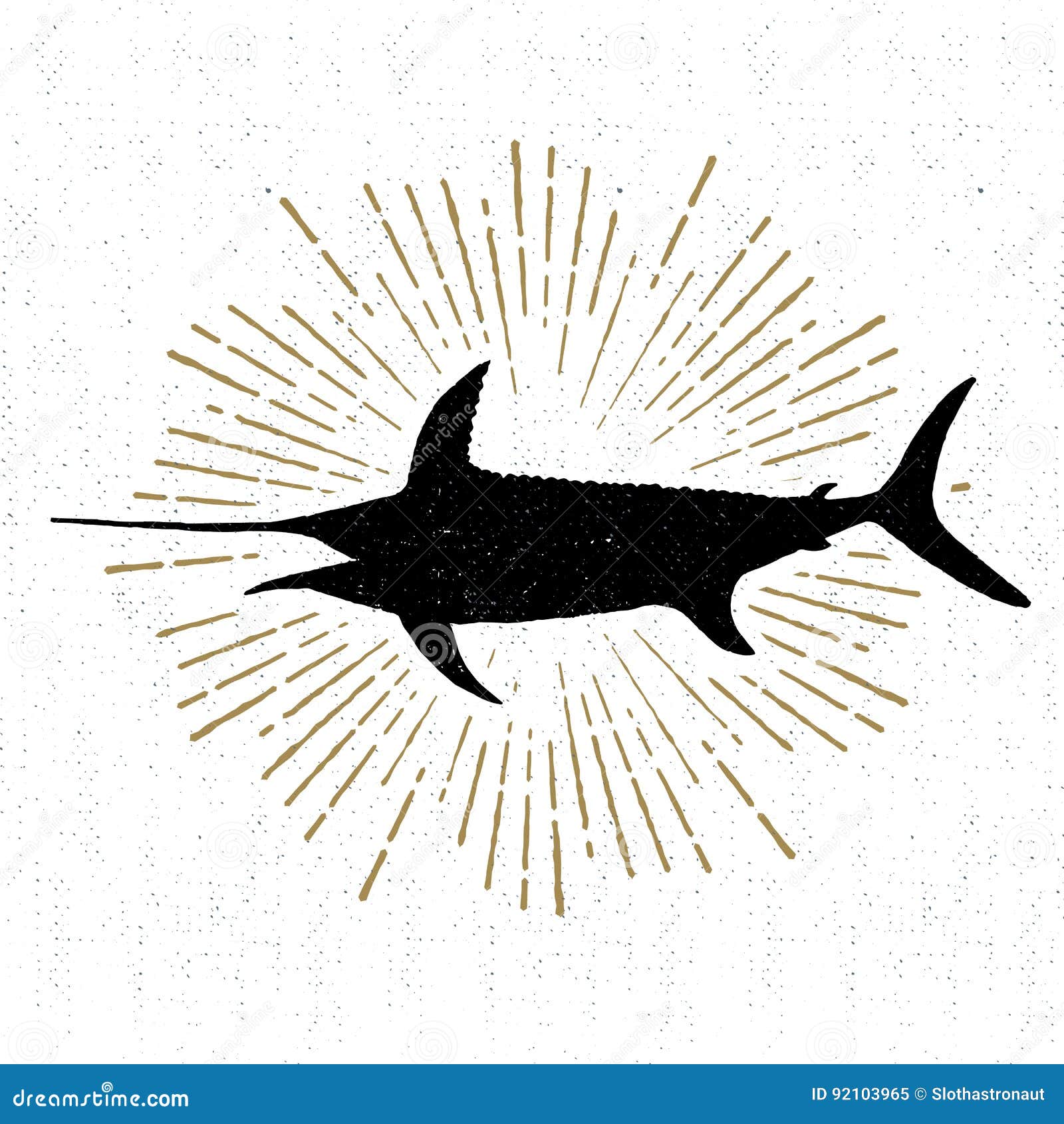Swordfish Vector Illustration Clip-art Image | CartoonDealer.com #100816499