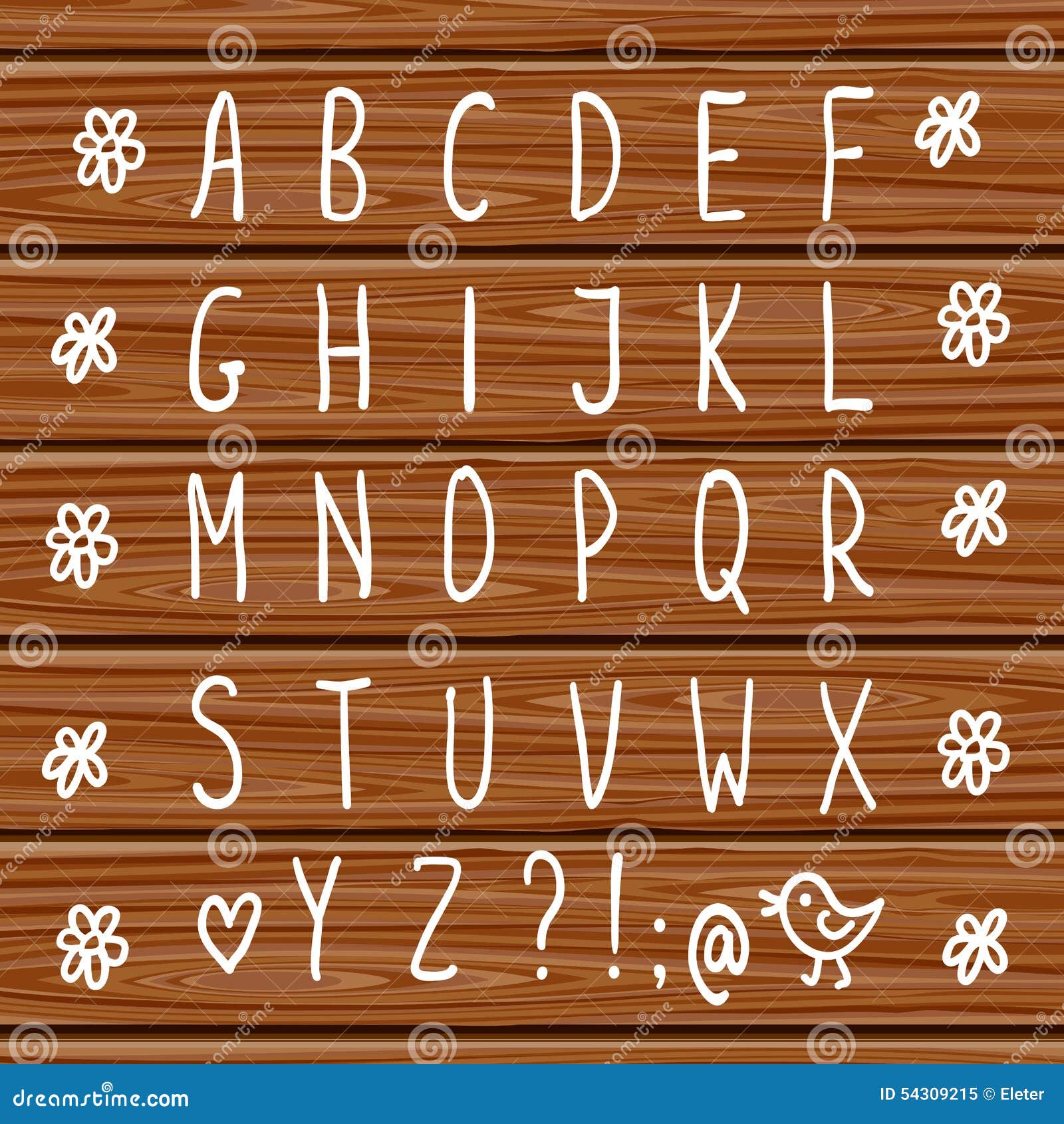 Hand drawn thin font stock vector. Illustration of print - 54309215