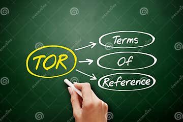 Hand Drawn TOR - Terms of Reference, Acronym Stock Photo - Image of ...