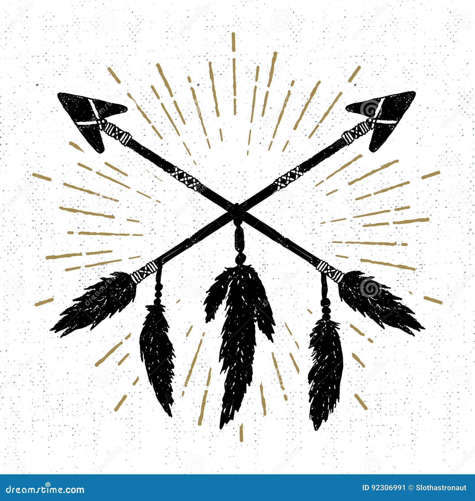 Set Crossed Arrows, Human Bones, Spur And Tooth On Seamless Pattern ...