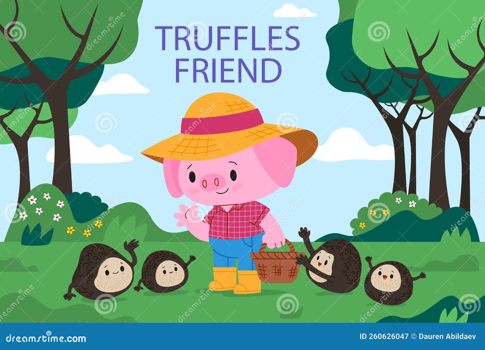 Hand Drawn Truffle Vector Illustration. Stock Illustration ...