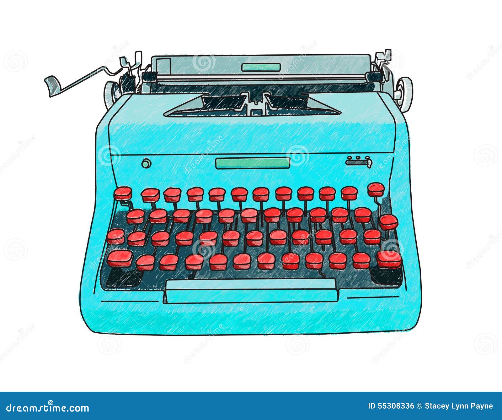 Hipster Typewriter Stock Illustrations – 180 Hipster Typewriter Stock ...