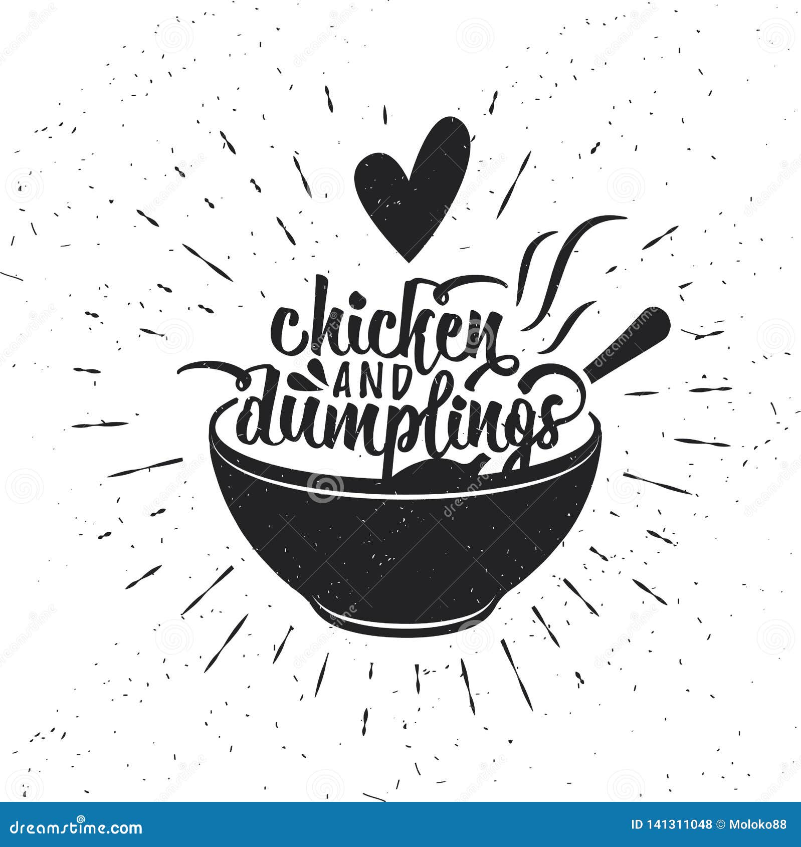 Hand Drawn Typography Poster. Inspirational Vector Typography. Chicken ...